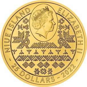 Niuean 1/2 Oz Gold 25 Dollars "Golden Eagle" 2022 | coinscatalog.NET