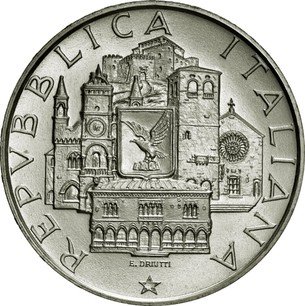 Italian Silver 500 Lira "Duino Academy" 1985 KM# 116 | coinscatalog.NET