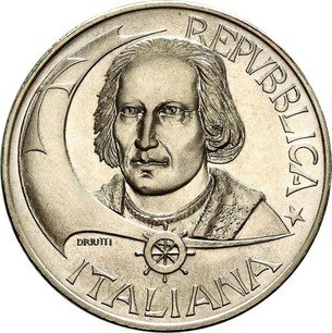 Italian Silver 500 Lira "Discovery of America" 1992 KM# 150 ...