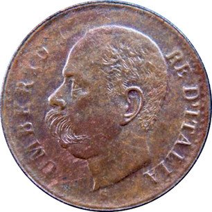 Italian Centesimo "Umberto I" 1895-1900 KM# 29 | coinscatalog.NET