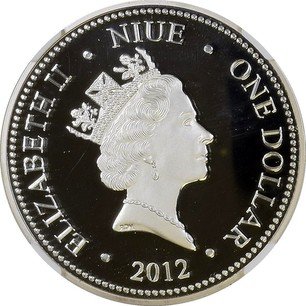 Niuean Silver plated Copper-Nickel One Dollar "Boba Fett" 2012 ...