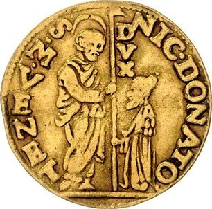 Italian Gold Zecchino "Nicolo Dona" 1618 KM# 87 | coinscatalog.NET