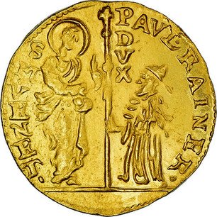 Italian Gold Zecchino "Paolo Renier" 1779-1789 KM# 714 | coinscatalog.NET