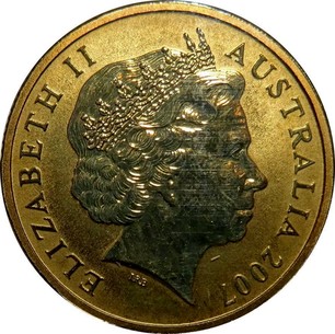 Australian 1 Dollar "Longfin Bannerfish" 2007 KM# 1025 | coinscatalog.NET