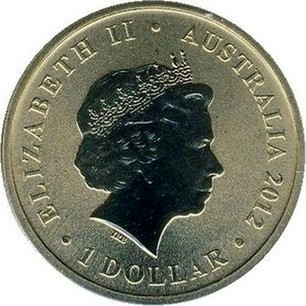 Australian 1 Dollar "Merry Christmas" 2012 KM# 2008 | coinscatalog.NET