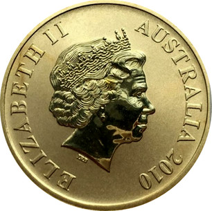 Australian $1 "Greater Blue Mountains" 2010 KM# 1385 | coinscatalog.NET