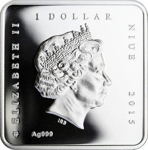 Niuean Silver 1 Dollar "Descent of the Holy Spirit" 2015 | coinscatalog.NET