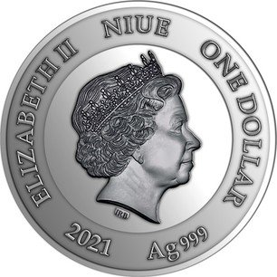 Niuean Silver One Dollar "My First Capital" 2021 | coinscatalog.NET