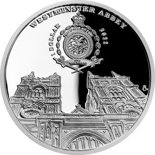 Niuean Silver 1 Dollar "Westminster Abbey" 2022 | coinscatalog.NET