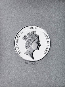 Niuean Silver 10 Dollars "Moses" 2014 | coinscatalog.NET