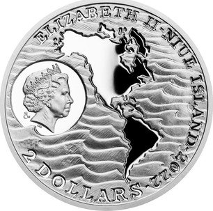 Niuean Silver 2 Dollars "Christopher Columbus" 2022 | coinscatalog.NET