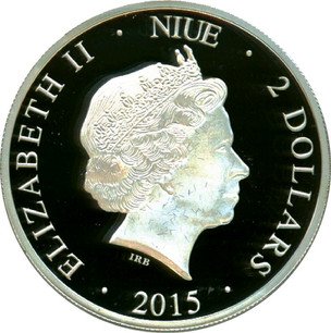 Niuean Silver 2 Dollars "Colosseum Rome" 2015 | coinscatalog.NET