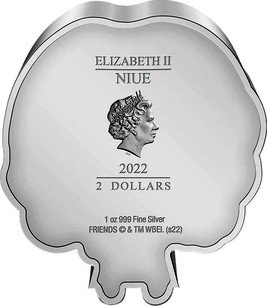 Niuean 1 Oz Silver 2 Dollars "Rachel Green" 2022 | coinscatalog.NET