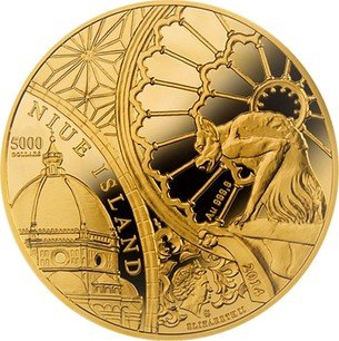 Niuean Gold 5000 Dollars "Art that has Changed the World" 2014 ...