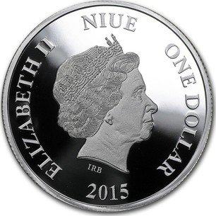 Niuean Silver One Dollar "Mirror, Mirror on the Wall" 2015 ...