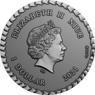 Niuean Silver 1 Dollar "Princess and the Pea" 2021 | coinscatalog.NET