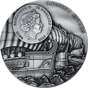 Niuean Silver 10 Dollars "Trojan Horse" 2016 | coinscatalog.NET
