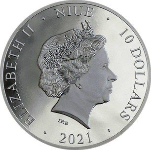 Niuean Silver 10 Dollars "Ultraman" 2021 | coinscatalog.NET