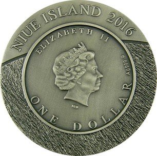 Niuean Silver One Dollar "Black Puma" 2016 | coinscatalog.NET