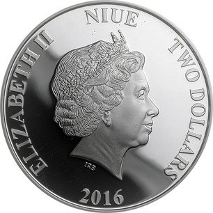 Niuean 1 Oz Silver Two Dollars "Centaur" 2016 | coinscatalog.NET