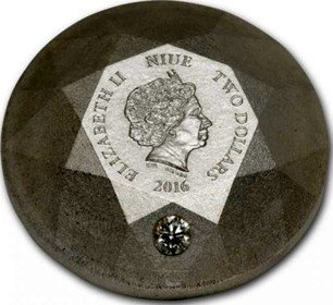 Niuean Silver Two Dollars "Diamond" 2016 | coinscatalog.NET