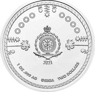 Niuean 1 Oz Silver Two Dollars "Sonic the Hedgehog - Elizabeth II" 2021 ...