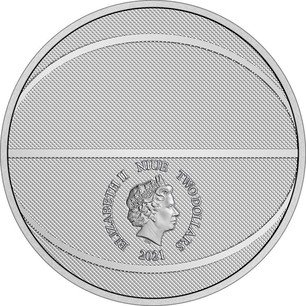 Niuean 1 Oz Silver Two Dollars "Space Jam" 2021 | coinscatalog.NET