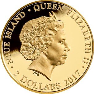 Niuean Gold 2 Dollars "Tree of Life" 2017 | coinscatalog.NET