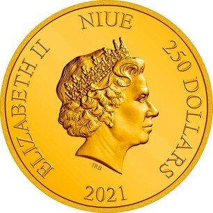 Niuean 1 Oz Gold 250 Dollars "Dobby the House Elf" 2021 | coinscatalog.NET