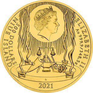 Niuean Gold 500 Dollars "Princess Libuse" 2021 | coinscatalog.NET