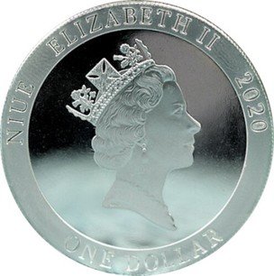 Niuean 1 Oz Silver One Dollar "Gecko" 2020 | coinscatalog.NET