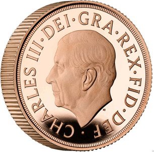 Great Britain Gold 1 Sovereign "Memorial Piedfort" 2022 | coinscatalog.NET