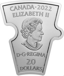 Canadian 1 Oz Silver 20 Dollars "Canadian Passages. Train Ferry" 2022 ...