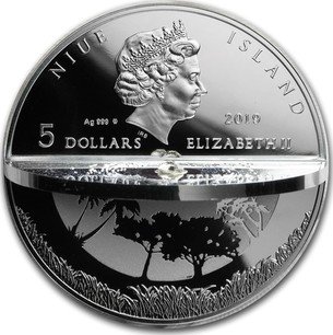 Niuean Silver 5 Dollars "Genesis. Creation of the World" 2019 ...