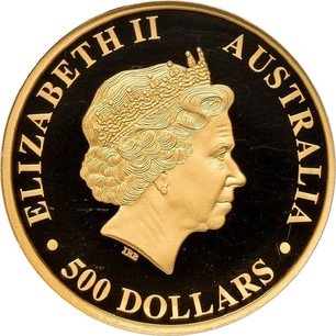 Australian 5 Oz Gold 500 Dollars "Wedge-tailed Eagle" 2015 KM# 2213 ...