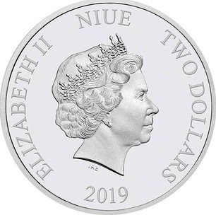 Niuean 1 Oz Silver Two Dollars "Kermit" 2019 | coinscatalog.NET