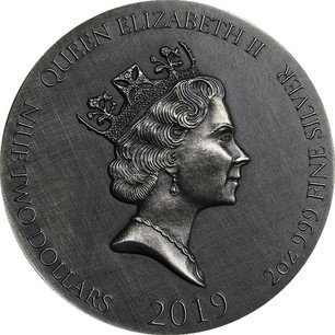 Niuean 2 Oz Silver Two Dollars "Moses on the Nile" 2019 | coinscatalog.NET