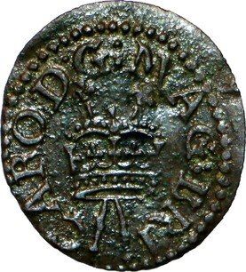 Irish 1 Farthing "Charles I Richmond Issue. Type 9" 1625-1631 ...