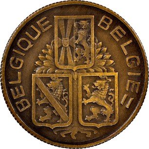 Belgian 1 Franc "Leopold III Pattern" 1939 KM# Pn411 | coinscatalog.NET