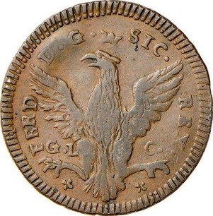 Italian 1 Grano "Ferdinand I. Sicily" 1775-1779 KM# 195a | coinscatalog.NET
