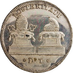 Italian Silver 1 Osella "P. Renier" 1782 X# 358 | coinscatalog.NET