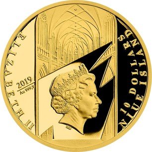 Niuean Gold 10 Dollars "Laying of the Foundation Stone" 2019 ...