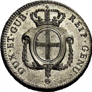 Italian Silver 10 Soldi "Genoa Reform Coinage" 1794 | coinscatalog.NET