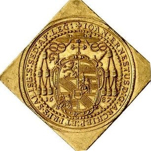 Austrian Gold 12 Ducat "Johann Ernst" 1687 | coinscatalog.NET