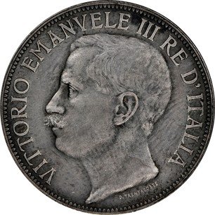 Italian 2 Lire "Vittorio Emanuele III" 1911 KM# Pr12 | coinscatalog.NET