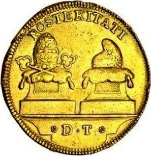 Italian Gold 4 Zecchini "Paolo Renier. Rosteritati" 1782 | coinscatalog.NET