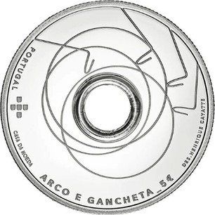 Portuguese Silver 5 Euro "Childhood Games. Arco e Gancheta" 2022 ...