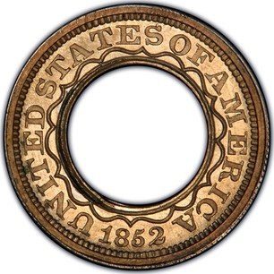 USA Silver Dollar "1852 Gold Dollar. Pattern" 1852 | coinscatalog.NET