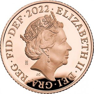 Great Britain Gold Ten Pence "Royal Arms Shield Puzzle Memorial" 2022 ...