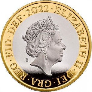 Great Britain Platinum Two Pounds "Britannia Memorial with Privy Mark ...